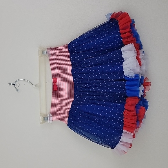 Jona Michelle | Bottoms | Jona Michelle Red White Blue 3 Layered Netting Full Skirt L 78 | Poshmark